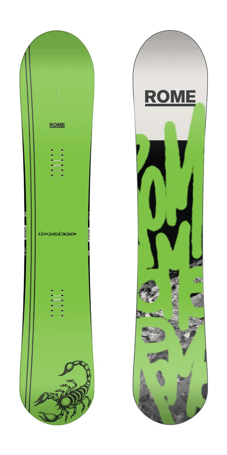 Rome Freaker Men's Wide Snowboard 157 cm Directional Twin Fusion Cambe ...