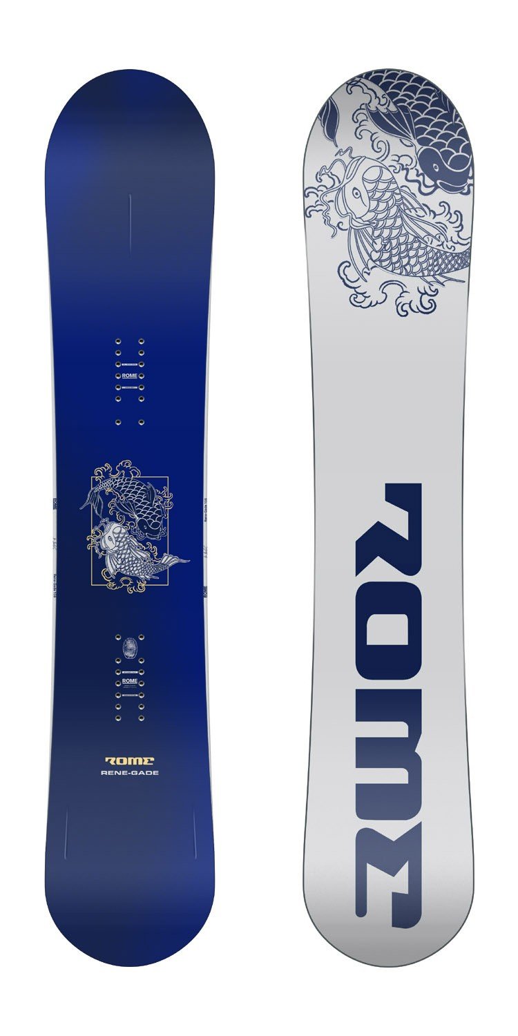 Rome Rene-Gade Men's Wide Snowboard 157 cm Directional Twin Renegade N ...