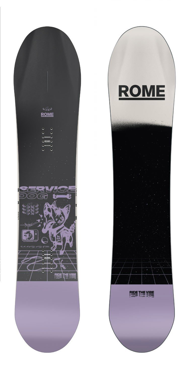 Rome Service Dog Men's Snowboard 151 cm Directional Powder New 2026 ...