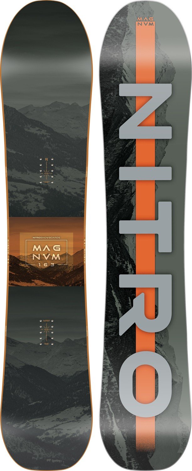 Nitro Magnum Mens Snowboard 163 cm, All Mountain Directional, New 2026 ...