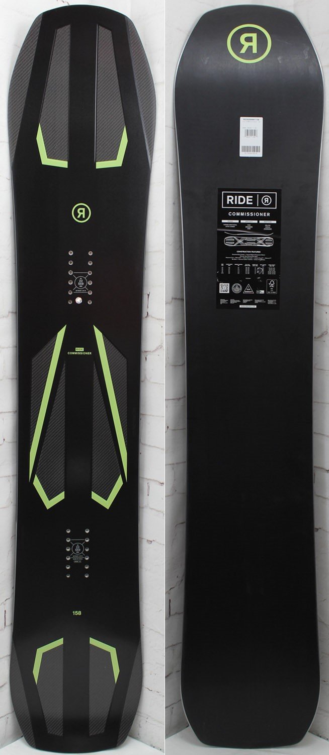 Ride Commissioner Men's Snowboard 158 cm, All Mountain Directional, Ne ...
