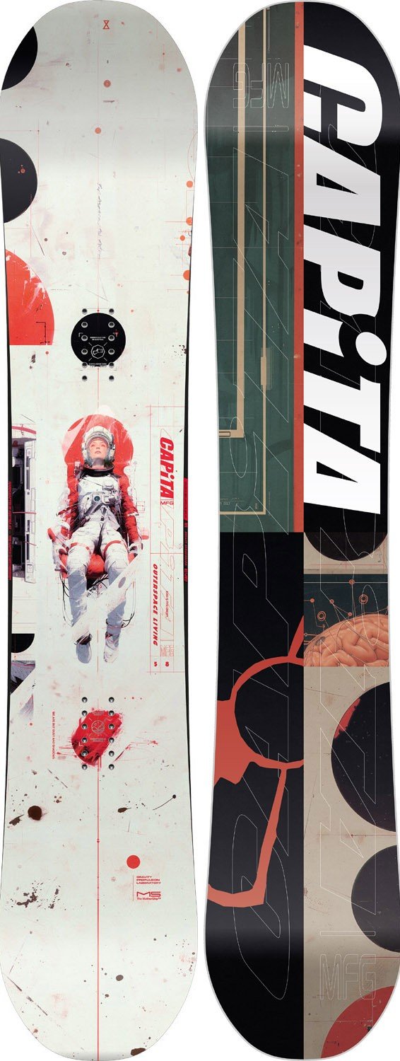 Capita Outerspace Living Snowboard Men's 158 cm, Directional Twin New ...