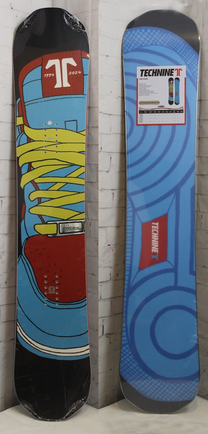 Technine Icon Snowboard Men's 155 cm, All Mountain New 2025 Mass Appea ...