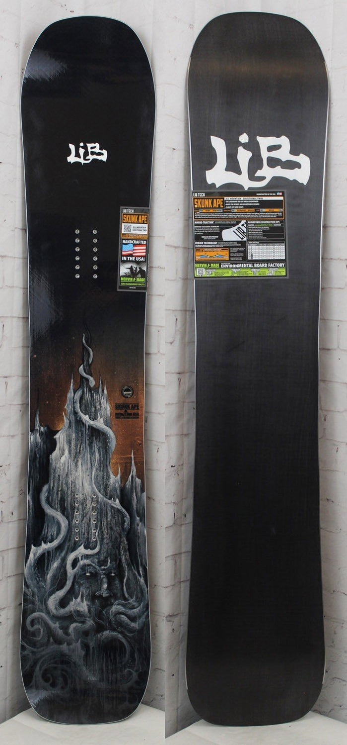 Lib Tech Skunk Ape C2X Mens Wide Snowboard 161W cm All Mountain New 20 ...