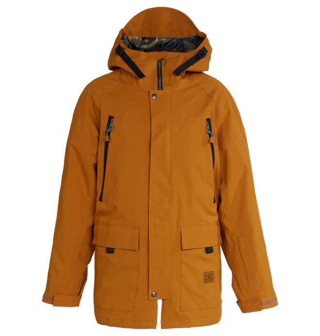 DC Stealth Parka Snowboard Jacket Men's Medium Cathay Spice ...