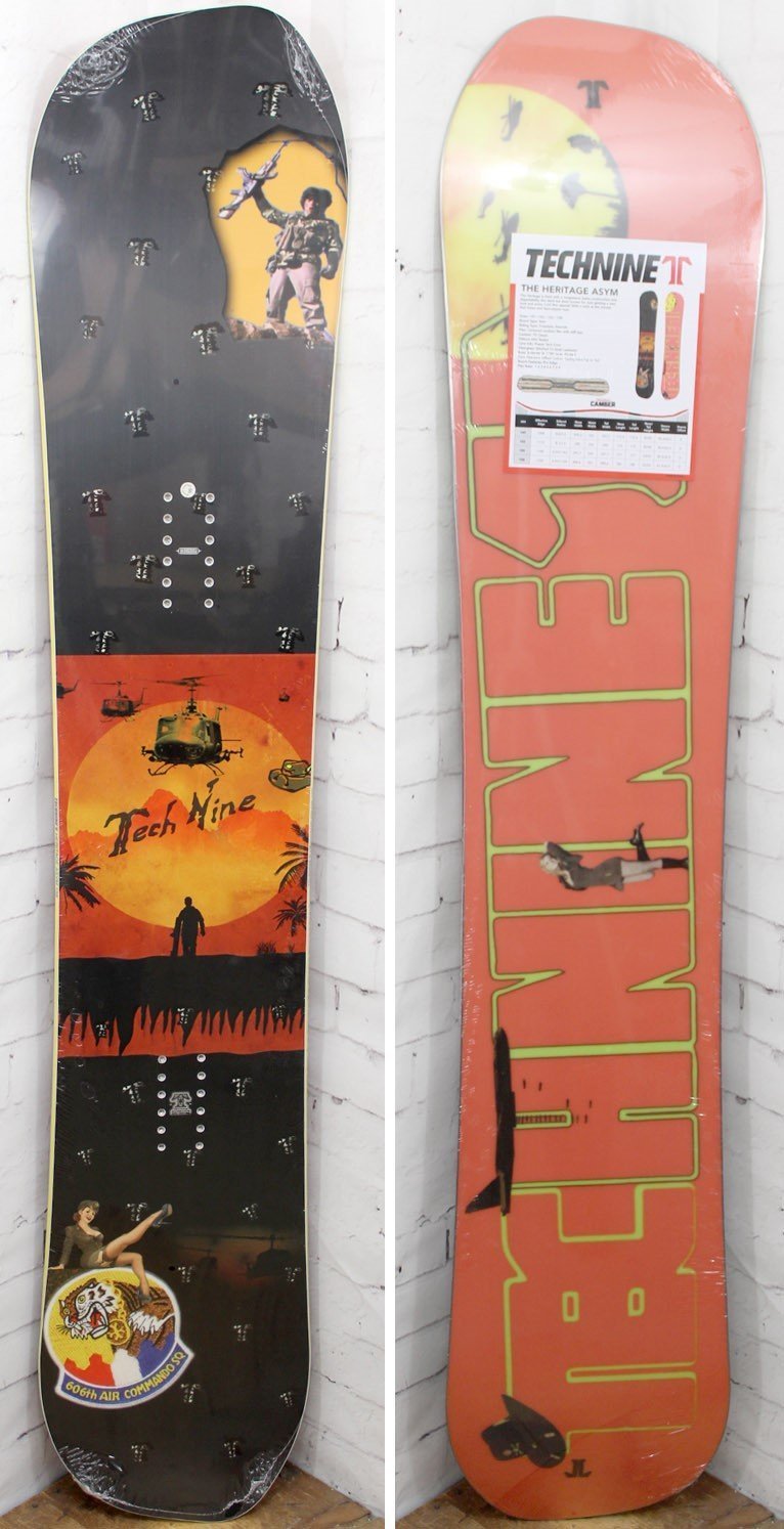 Technine Heritage Men's Snowboard 149 cm, Apocalypse Now / Red Dawn, N ...